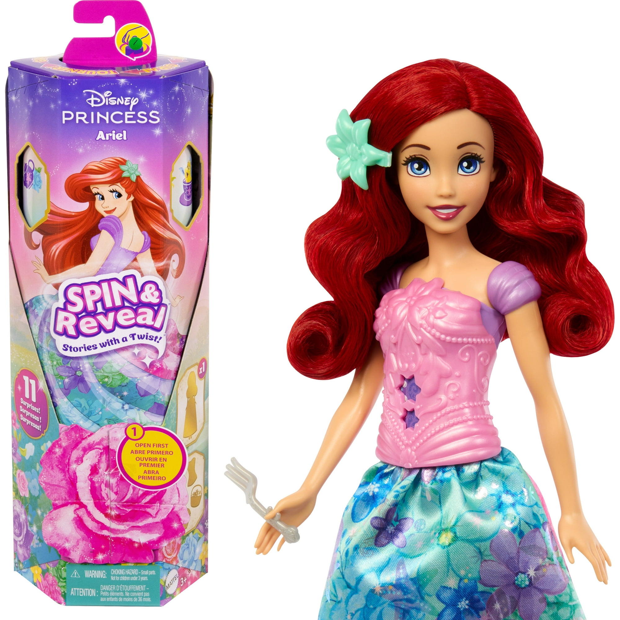 Click here for Disney Princess Spin & Reveal Ariel Fashion Doll &... prices