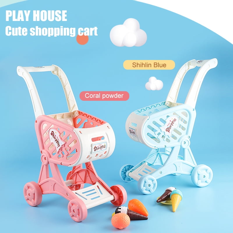 EASTIN Kids Shopping Trolley Toy, Pretend Play Grocery Cart Toys Fun ...