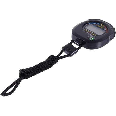 Digital Stopwatch Sports Stopwatch Handheld LCD Stop Watch Countdown ...