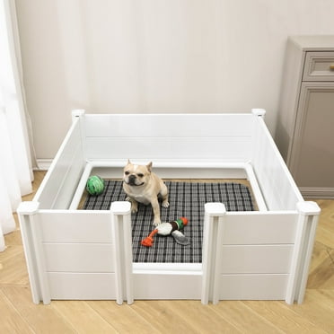 Unipaws Foldable Whelping Box for Small Medium Breed Dogs, Puppy Pen ...