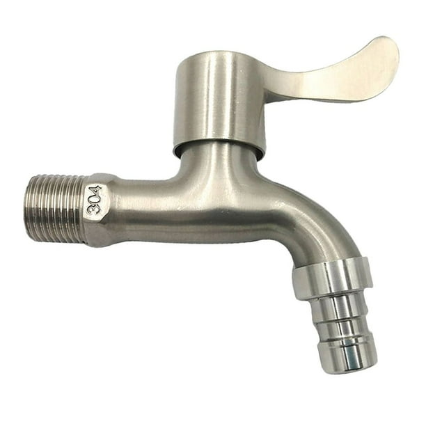 Water Faucet Washing Machine Brushed Alloy Deck Mounted Bathroom Basin ...