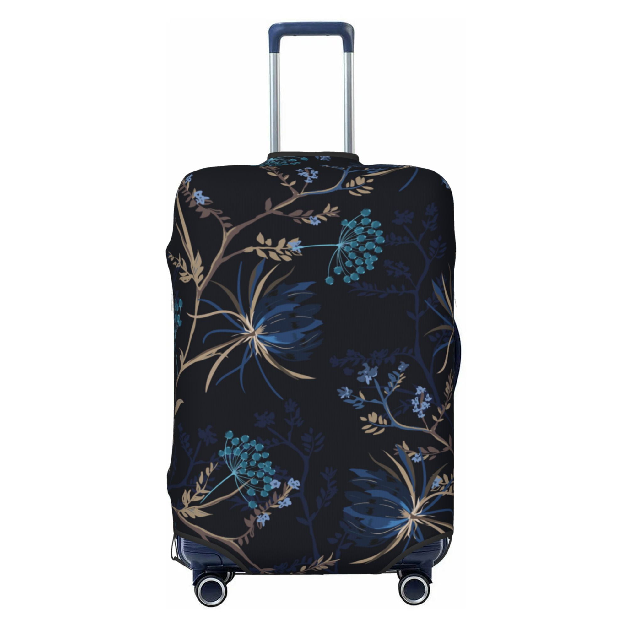 ZICANCN Travel Luggage Suitcase Cover, Vintage Botanical Abstract ...