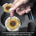 Thirstystone "Sunflower" Single Absorbent Stone Car Coaster - Walmart.com