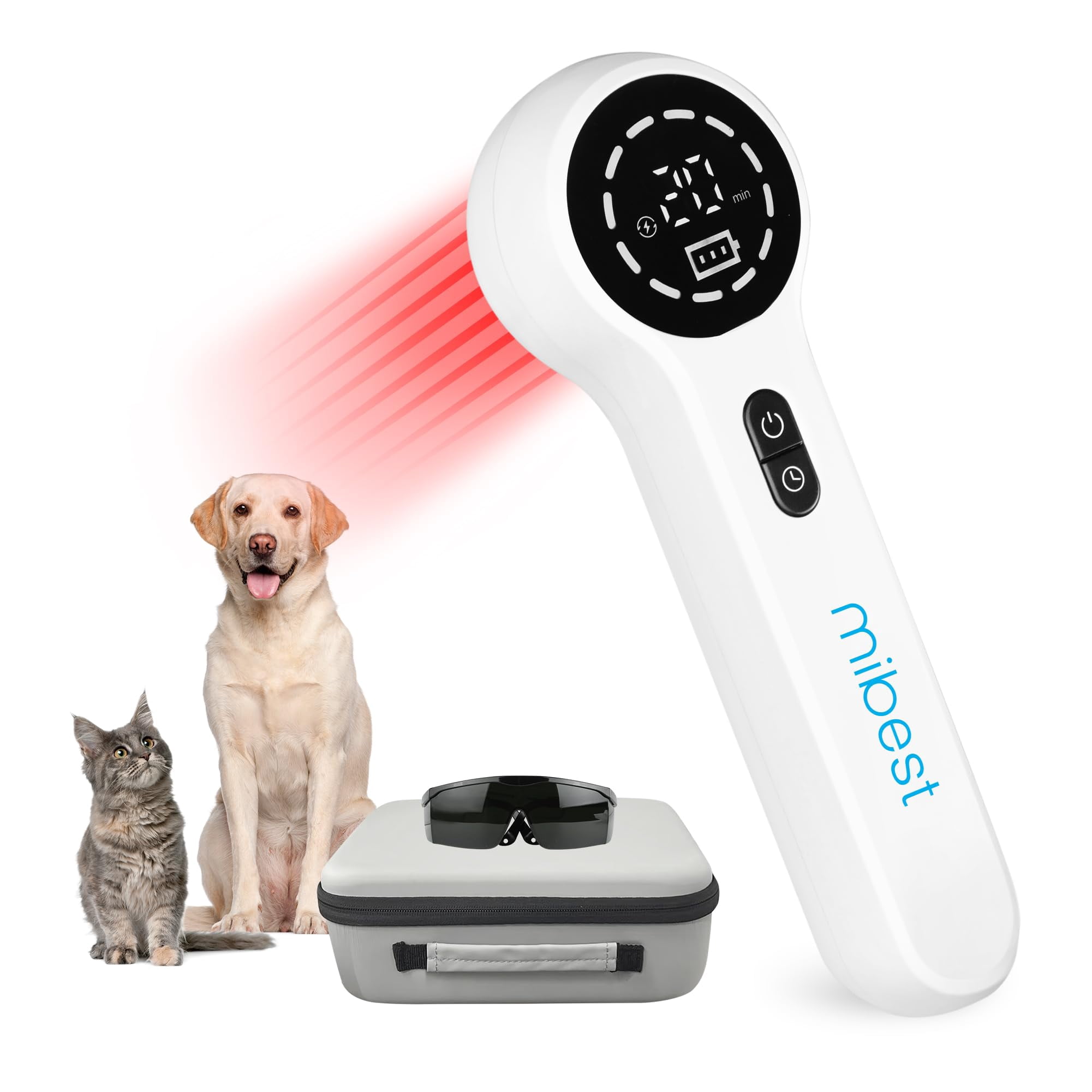 Dispositivo de terapia con láser frío Mibest para veterinaria Red Light ...