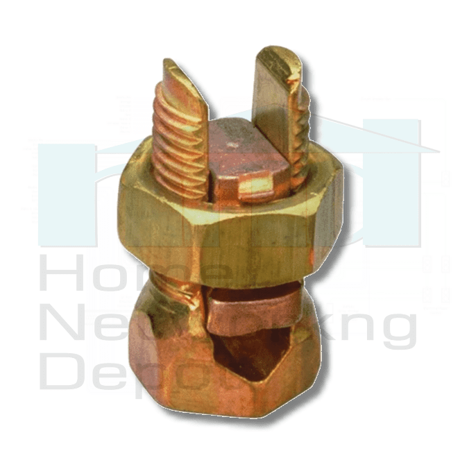 2H SPLIT BOLT CONNECTOR BY PREMISA FOR 2-6 AWG SOLID CU CONDUCTORS UL ...