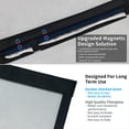 Screen Door Mesh Magnetic Closure 48 x 96 inch, Self Closing Fiberglass ...