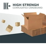 Shipping Boxes (7"L x 5"W x 3"H Pack 50) | Corrugated Cardboard Mailing ...