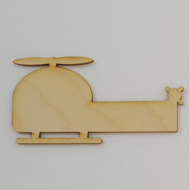 Package Of 50, Helicopter Wood Cutout 4 " X 2 " For Themed Art & Craft ...