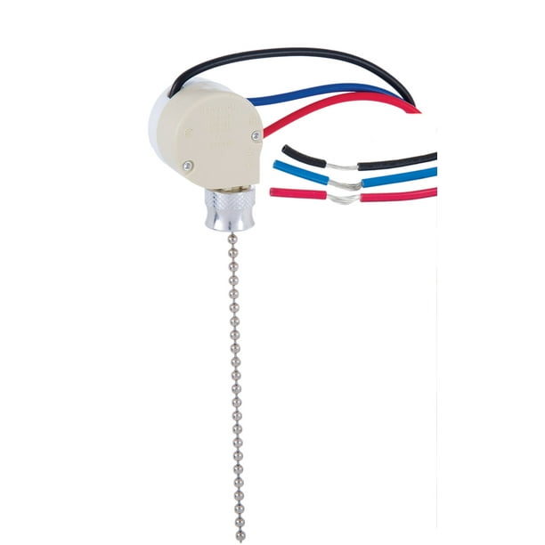 B&P Lamp® 3-Way Nickel Ceiling Fan Switch - Walmart.com - Walmart.com