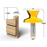 Yonico Pedestal Base & Small Furniture Moulding Router Bit - 1/2" Shank ...