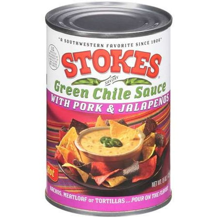 Stokes: W/Pork & Jalapenos Green Chili Sauce, 15 oz - Walmart.com