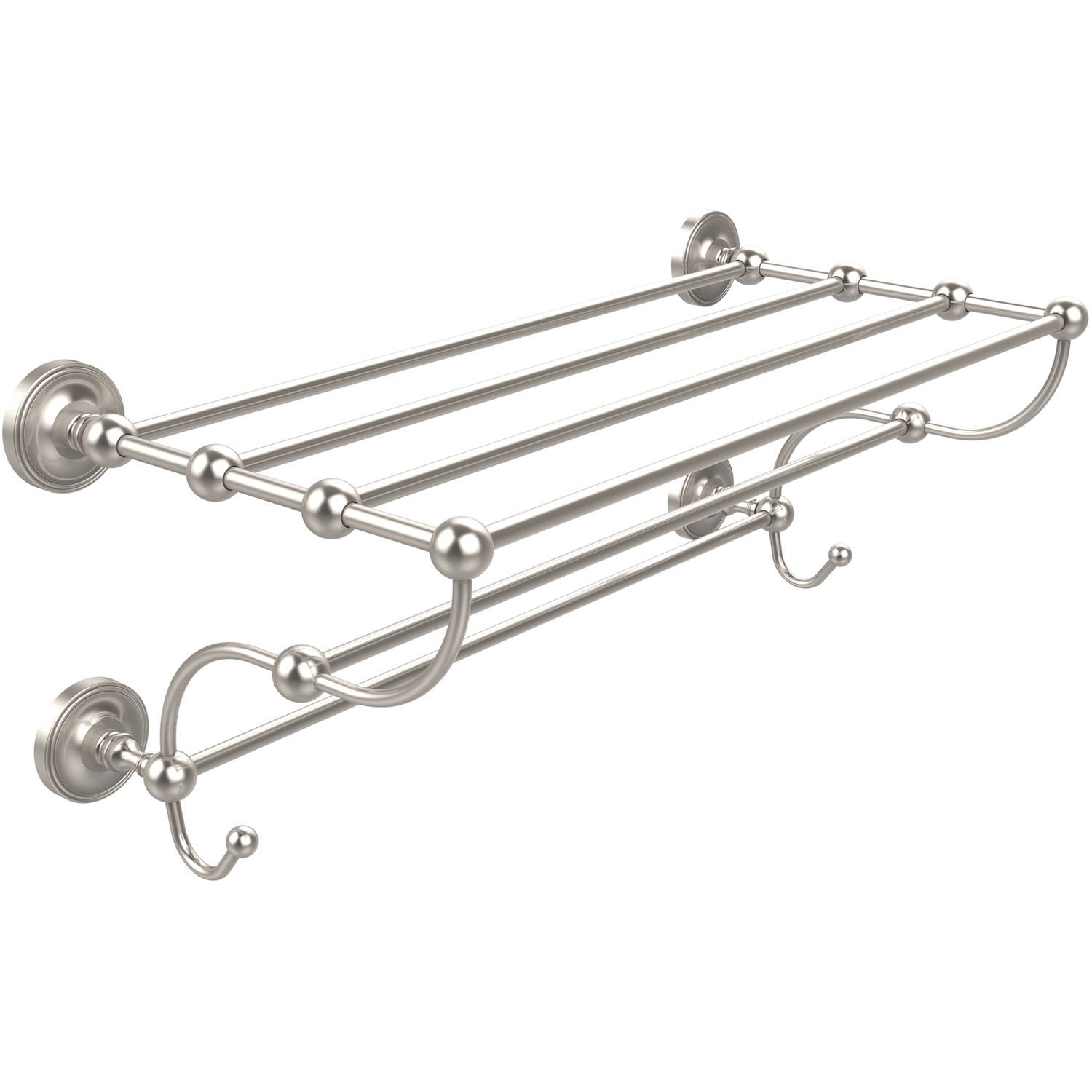 Prestige Regal Collection Train Rack Towel Shelf - Satin Nickel / 24 ...