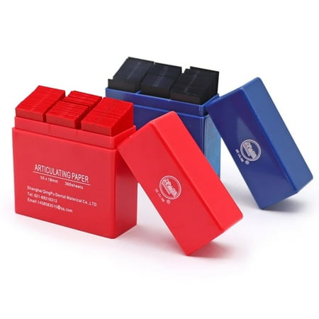 Tongliya 2pcs paper 300 sheets/box dental material dental blue occlusal ...