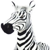 Tiger Tale Toys | Zelassie the Giant Zebra Plushie | Large Stuffed ...