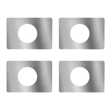 Nkiy Quen 4 Pack Door Latch Strike Plate-Stainless Door Lock Strike ...