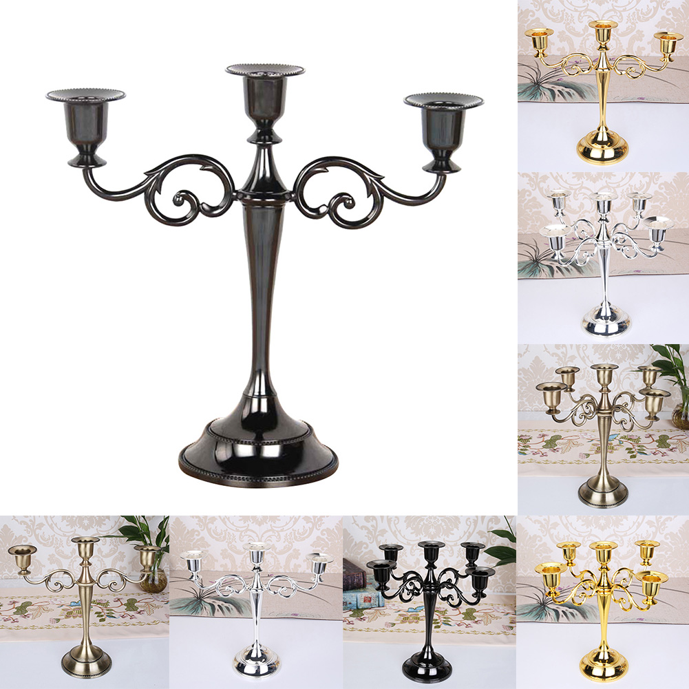 Stand Desktop Gift Candelabra Party Candlestick Candle Holder Retro ...