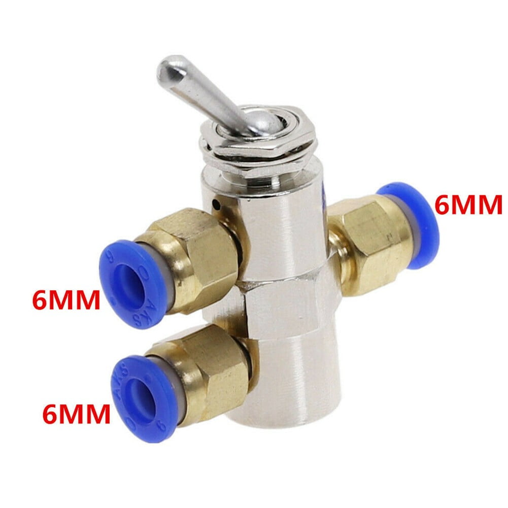 Pneumatic Valve TAC2-4V 2 Position 5 Way Toggles Mechanical Valve 6mm ...