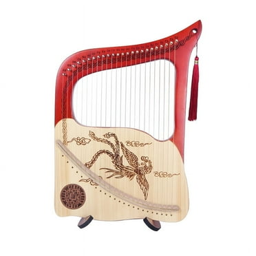 Lyre Harp, Portable Lyre Harp, 16 Strings Lyre Harp for Children ...