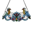 CHLOE Perch Tiffany-glass Window Panel 16x21 - Walmart.com