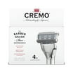 Cremo Barber Grade 5-Blade Mens Razor Cartridges with Pull-Back Trimmer ...