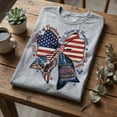 America 250 Years of Freedom Bow Shirt (1776–2026) – Patriotic Eagle ...