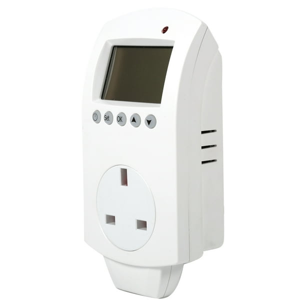 Plug In Thermostat Digital Programmable Temperature Controller with ...