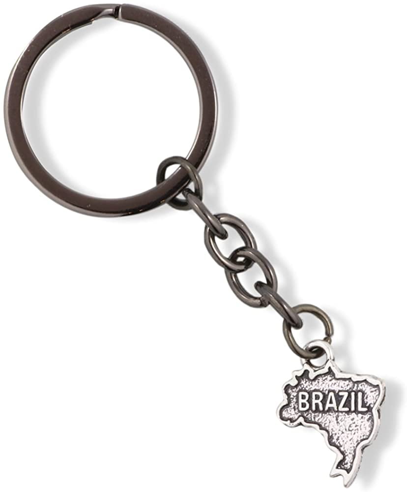 EPJ Brazil Country Map Charm Keychain - Walmart.com
