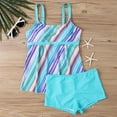 CIENVNSTG Womens Flowy Modest Tank Top Swim Dress Two Piece Swimwear ...