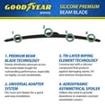 Goodyear Silicone 16" Premium Beam Windshield Wiper Blade with ...
