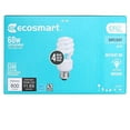 EcoSmart 60-Watt Equivalent Daylight (5000K) Spiral CFL Light Bulb (4 ... EcoSmart 60-Watt Equivalent Daylight (5000K) Spiral CFL Light Bulb (4 ...