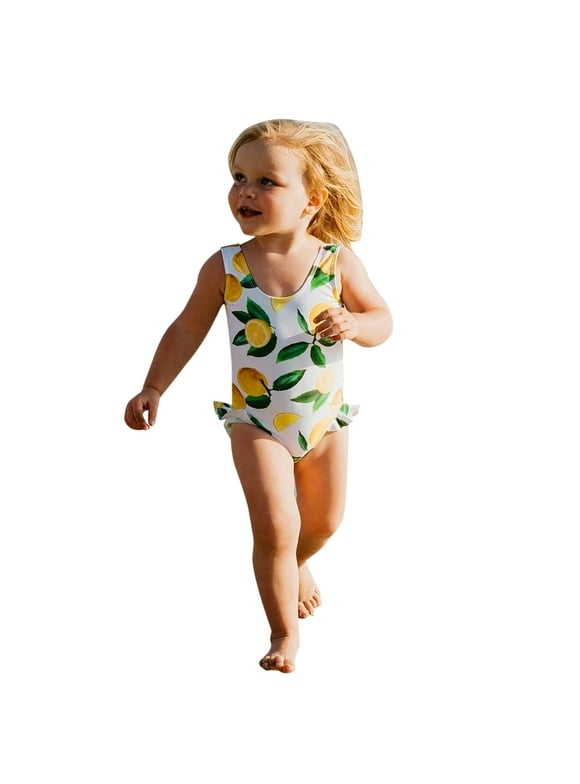 Girls Pineapple Swimsuit