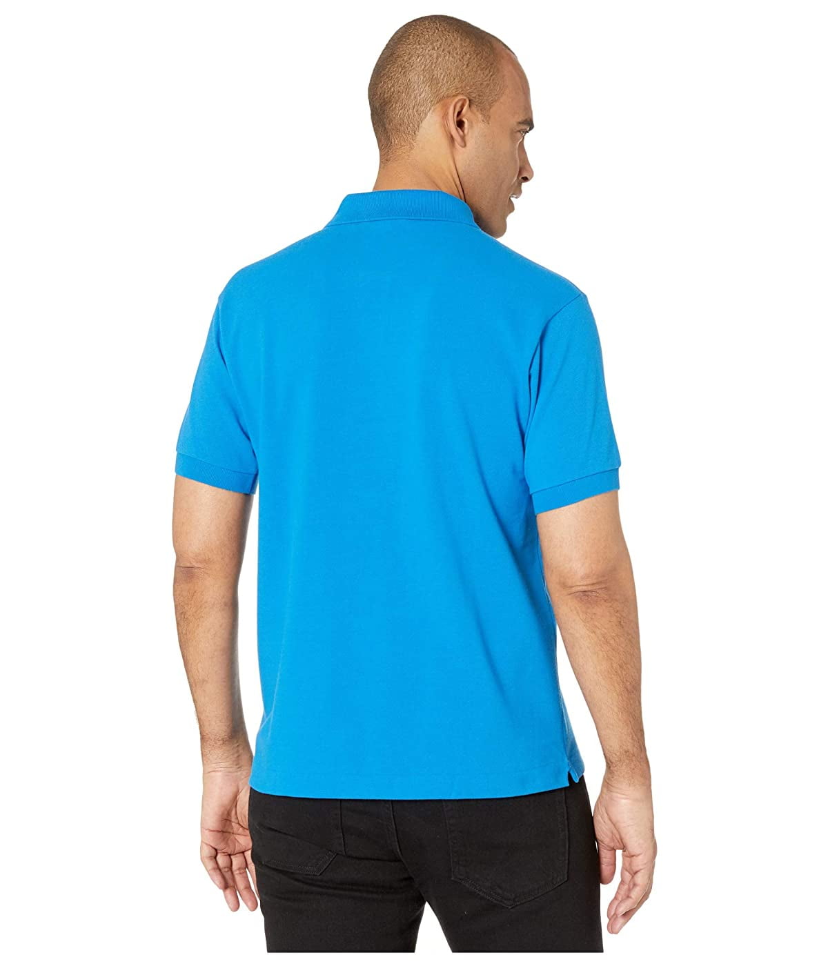 Lacoste Short Sleeve Classic Pique Polo Shirt Nattier Blue - Walmart.com