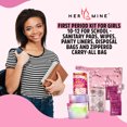 HER-MINE 16 Piece First Period Kit for Girls 10-12 Hygiene Kit with Period Pads, Mini Pads ...
