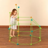 Glow-In-The-Dark Fort Building Kit Set - 81 Pieces - STEM Activity for ...