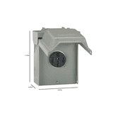 GE ENERGY INDUSTRIAL SOLUTIONS Midwest Electric 50A 120/240V Outdoor ...