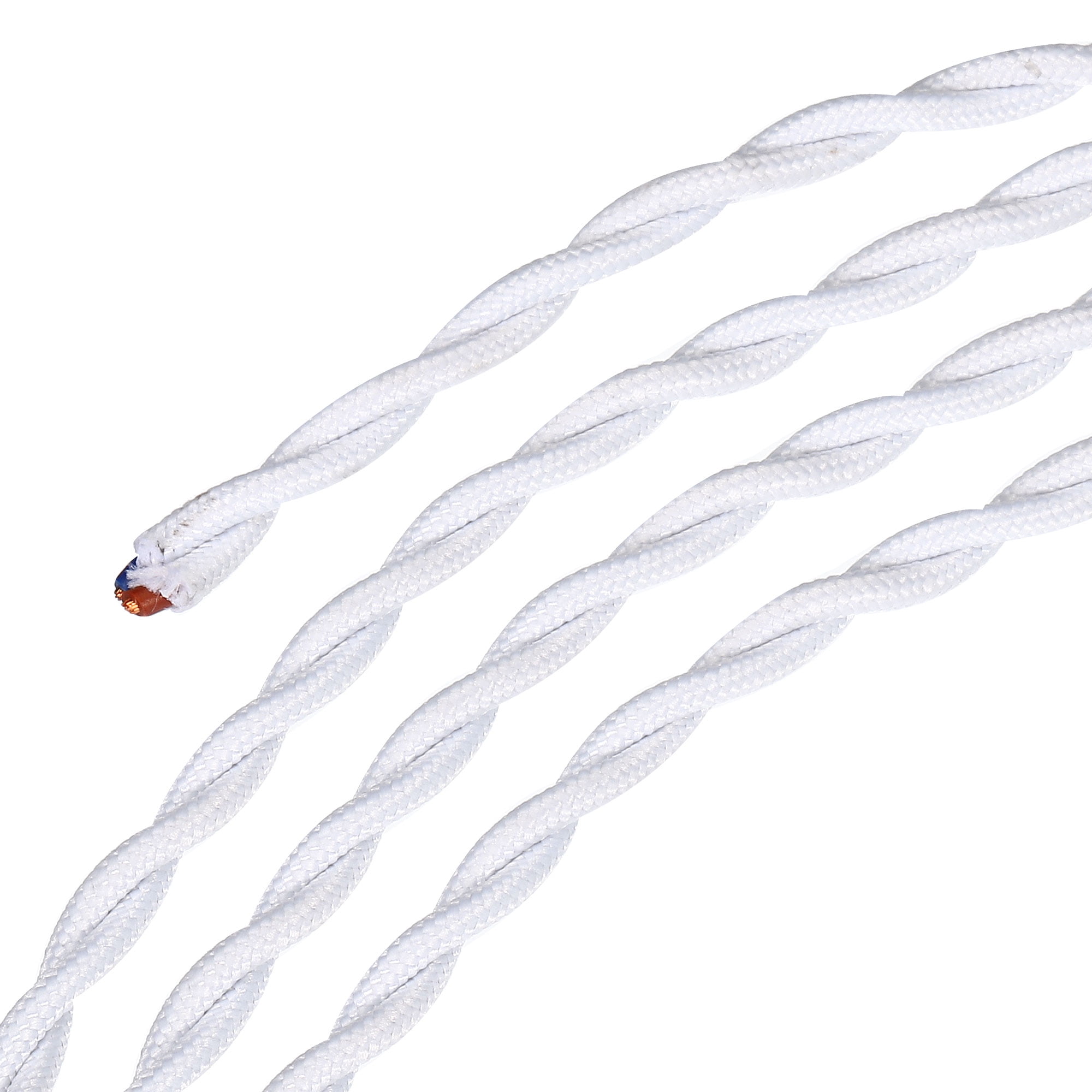 Uxcell Twisted Cloth Covered Wire 2 Core 18AWG 10m/32.8ft,Electrical ...