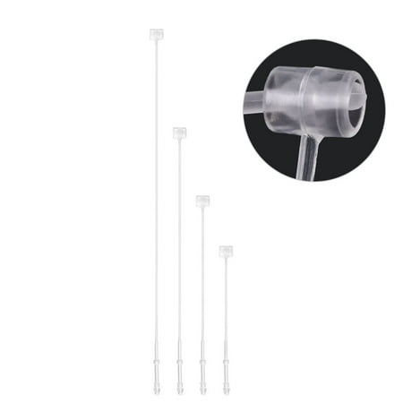 4000pcs Tag Fasteners Plastic Transparent Snap Lock Pins Tight ...
