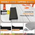 NAACOO Laminate Flooring Tools, Tapping Block for Vinyl Plank Flooring ...