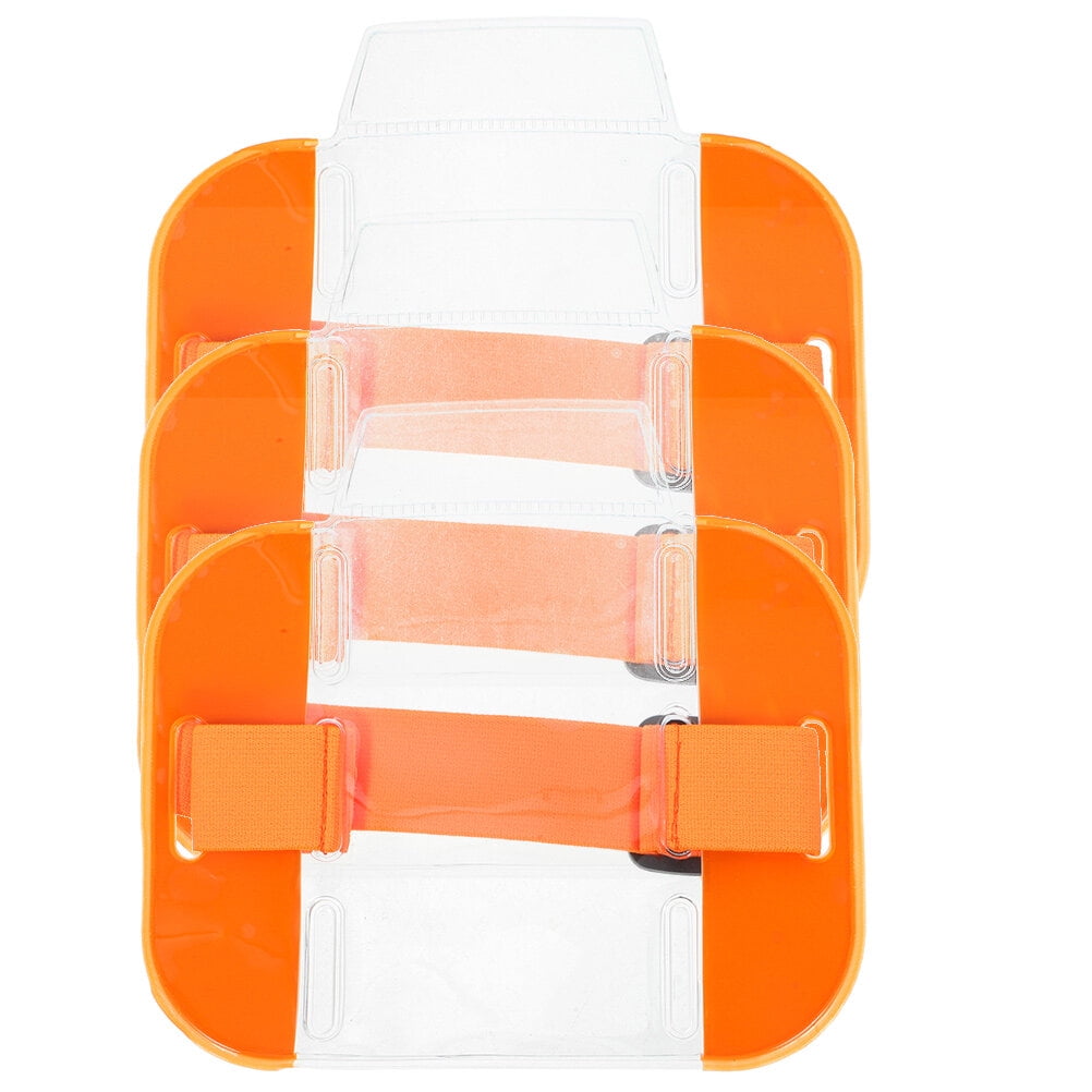 3Pcs Arm Badge Holders Armband ID Cards Holders Badge Protective Covers ...