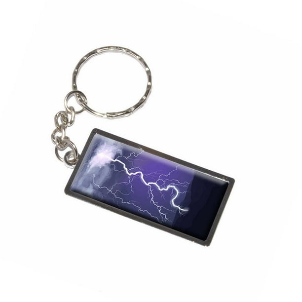 Lightning Storm Thunder Sky Weather Keychain Key Chain Ring - Walmart.com