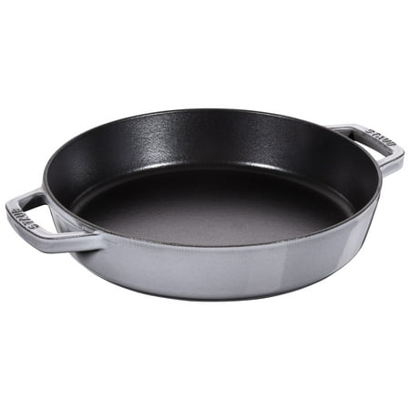 STAUB Pans 26 cm / 10 inch Cast Iron Frying Pan, Graphite-Grey ...