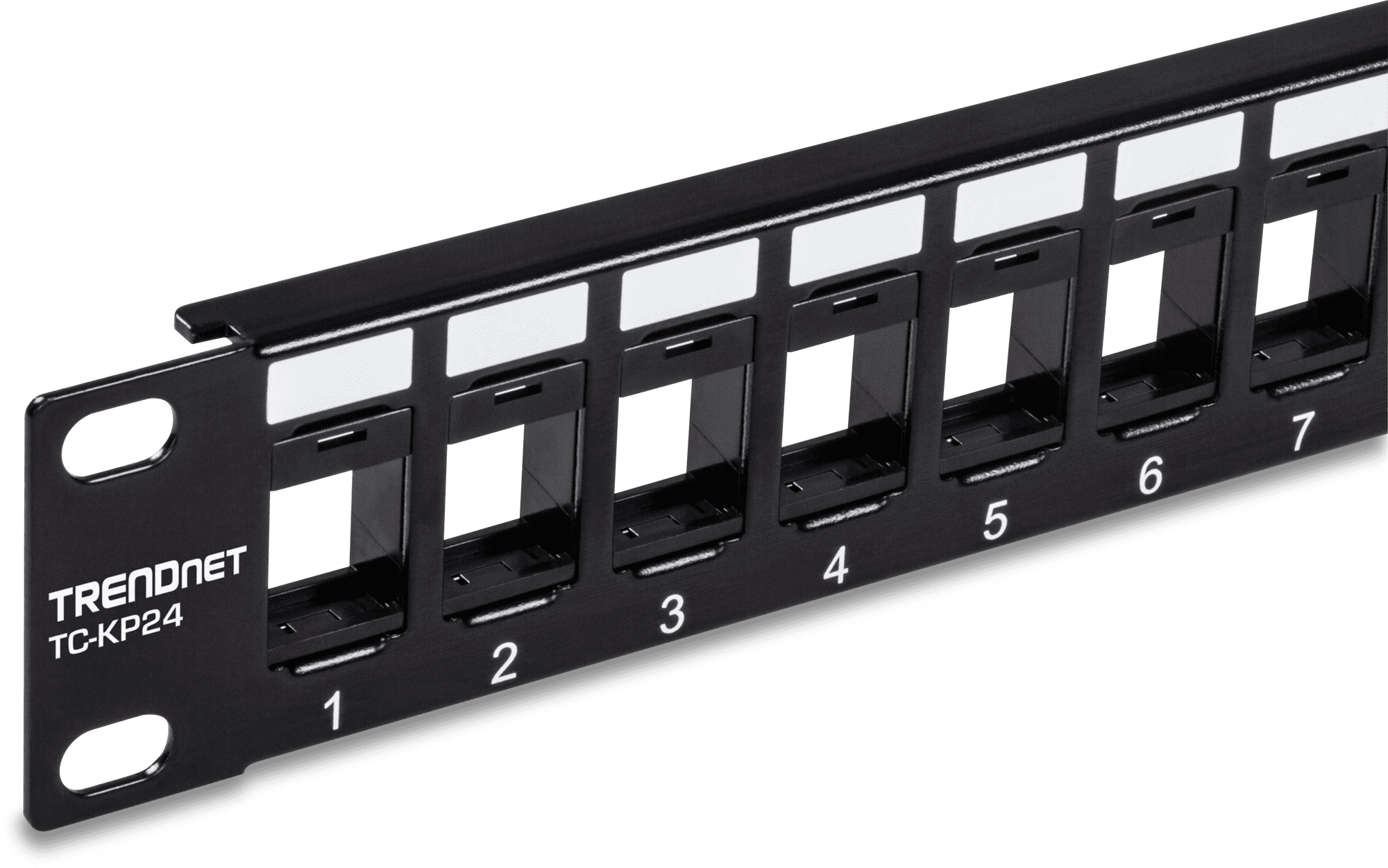 TRENDnet TC-KP24, 24-Port Blank Keystone 1U Patch Panel - Walmart.com