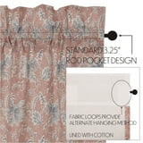 VHC Brands Kaila Country Cottage Vintage Floral Kitchen Curtain Valance ...