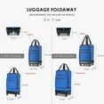 Verage Expandable Foldable Luggage Collapsible Rolling Travel Duffel ...