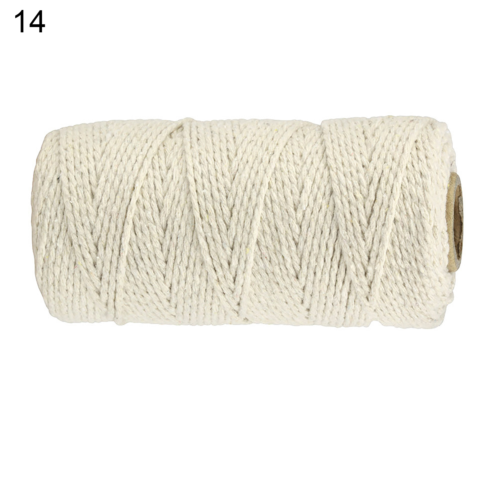 ZIG 1 Roll 2mm Macrame Cord Colorful Colorfast Soft Twisted Cotton Rope ...