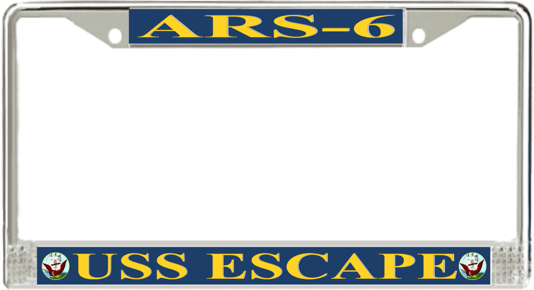 USS Escape ARS-6 License Plate Frame - Walmart.com