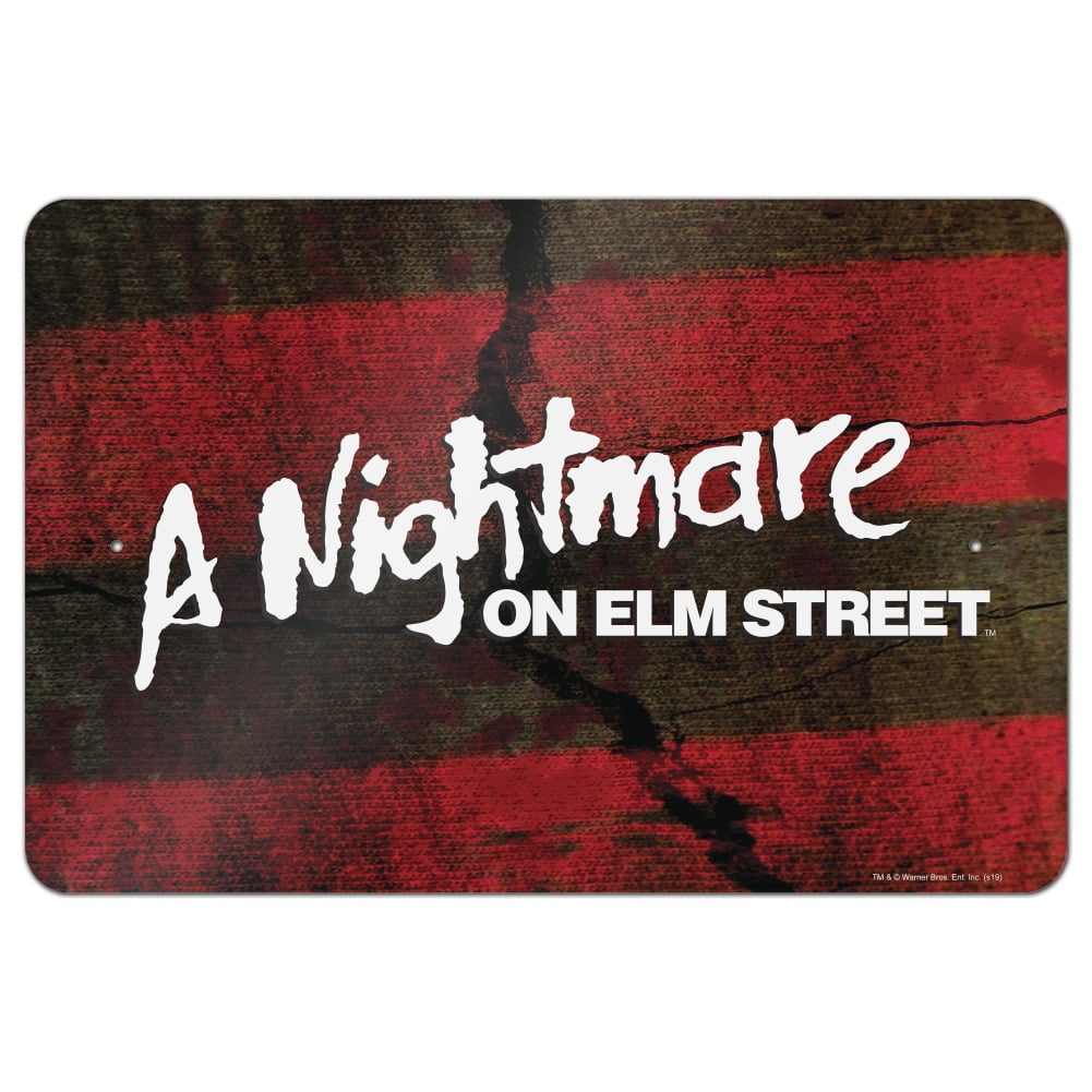 A Nightmare on Elm Street Logo Home Business Office Sign - Walmart.com