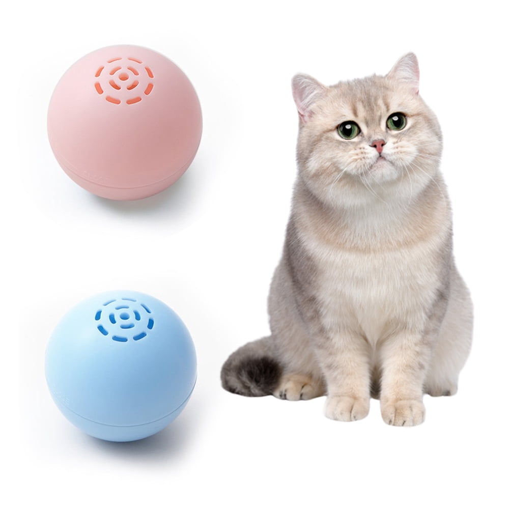 3Pcs Electric Cat Ball Toys,Touch Light-Emitting Toys Birds Frogs ...