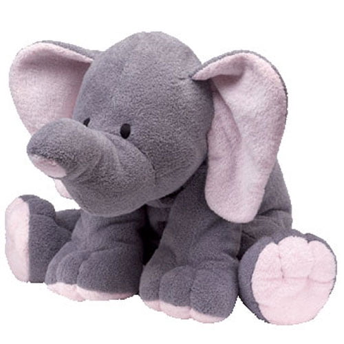 TY Pluffies - WINKS the Elephant (Extra Large GREY Version - 18 Inches ...