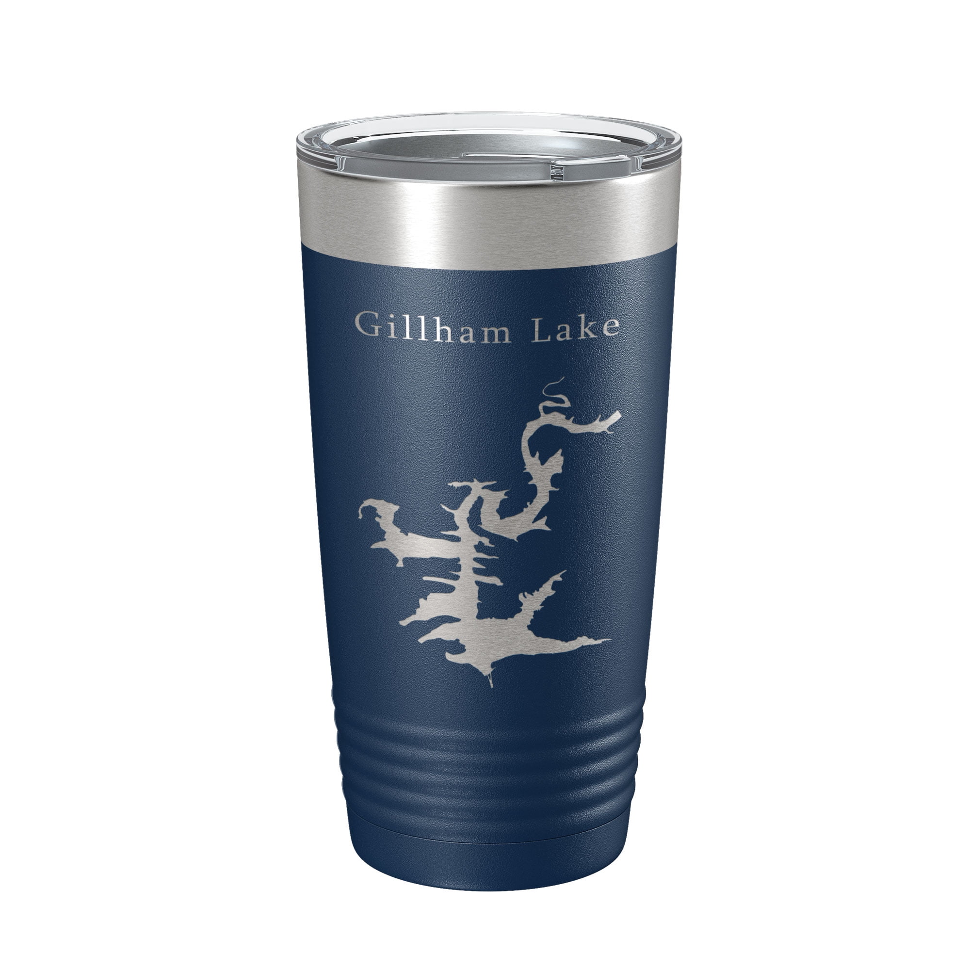 Gillham Lake Map Tumbler Travel Mug Insulated Laser Engraved Coffee Cup ...